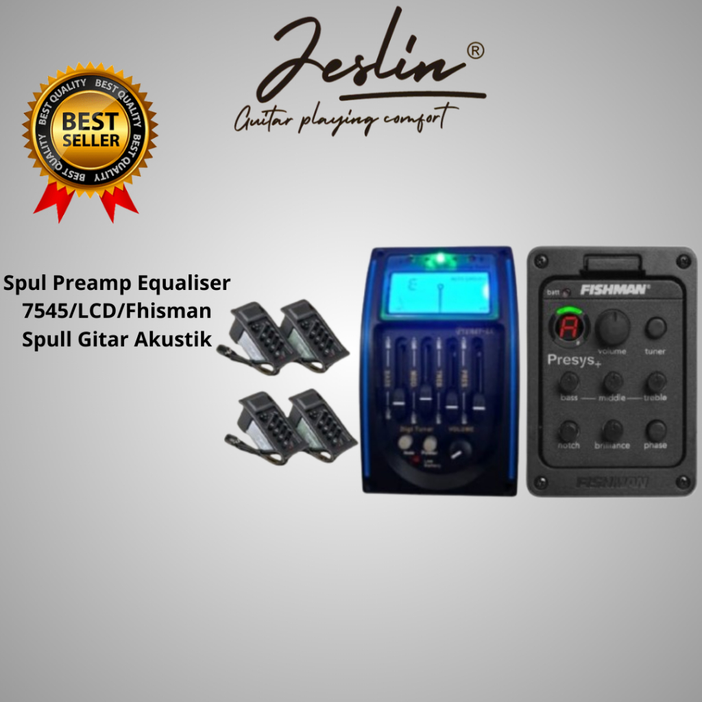 Jual Spul Preamp Equaliser 7545/LCD/Fhisman Spull Gitar Akustik ...