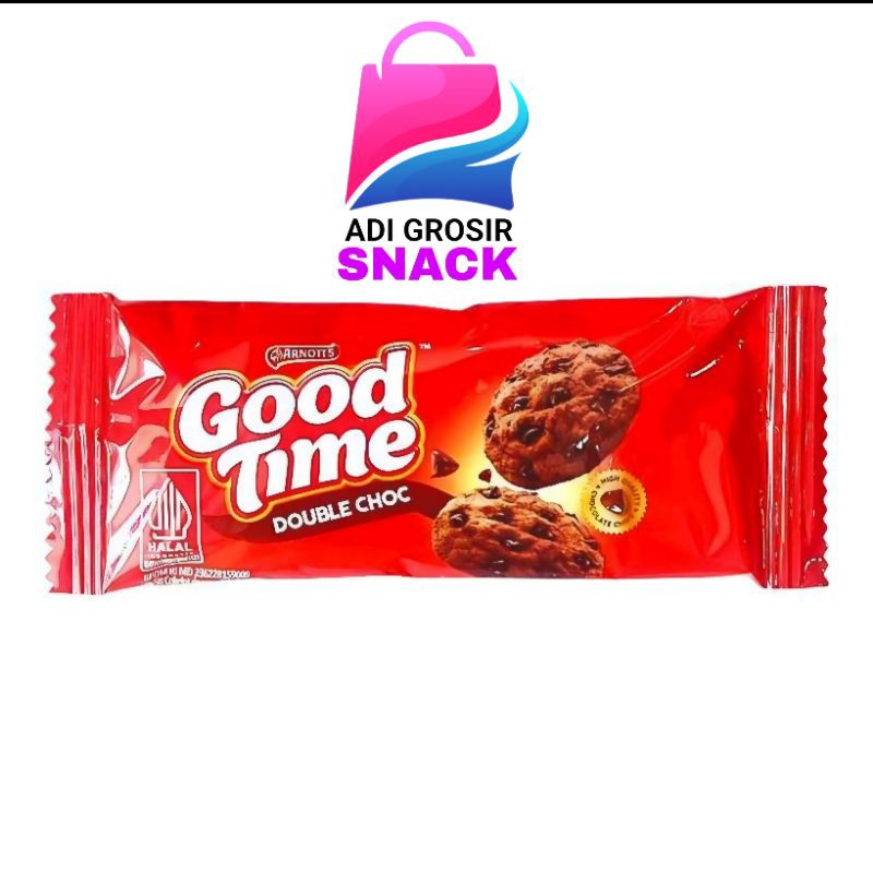 Jual GOOD TIME Cookies Double Chocolate 1 Box isi 12 pcs | Shopee Indonesia