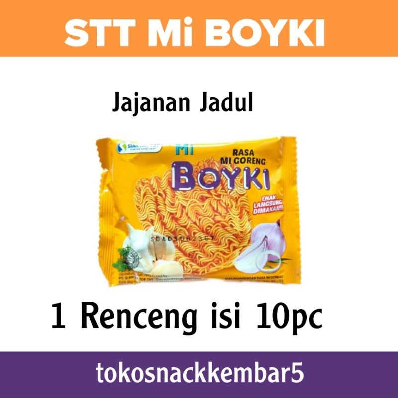 Jual STT Mi Boyki Kuning Jajanan Mi Jadul Pack isi 10 | Shopee Indonesia