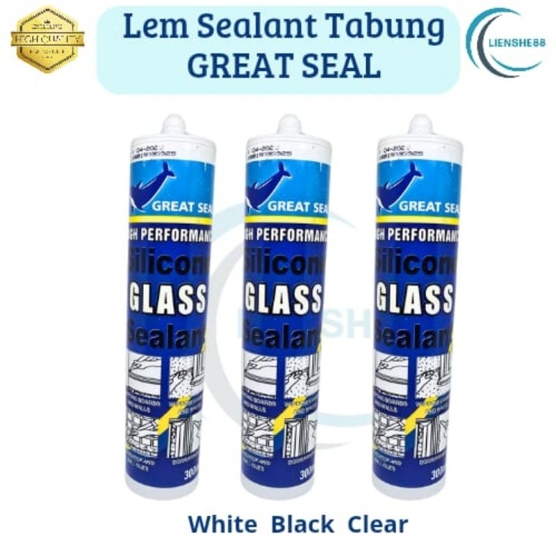 Jual Lem Kaca Aquarium Lem Sealant Botol GREATSEAL | Shopee Indonesia