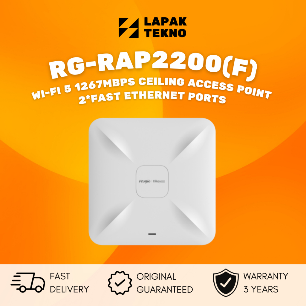 Jual RG-RAP2200(F) RUIJIE REYEE CEILING INDOOR ACCESS POINT FAST ...