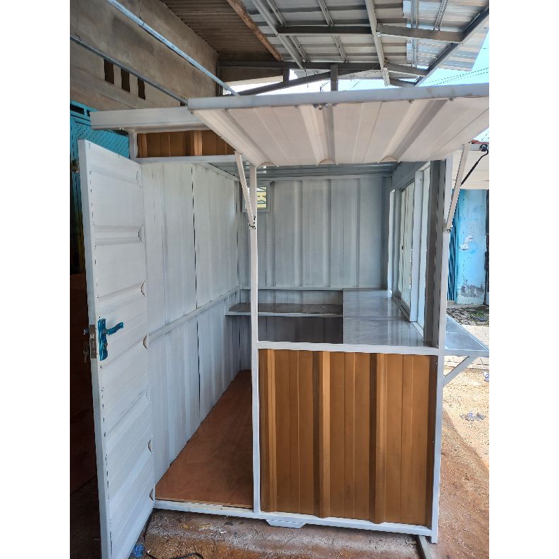 Jual booth countainer kaca sleding 200x150x200 | Shopee Indonesia