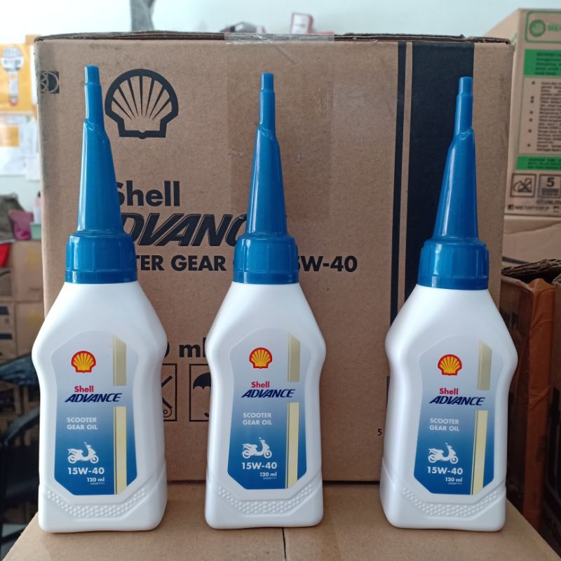 Jual Shell Advance Scooter Gear Oil 15W-40 120ml | Shopee Indonesia