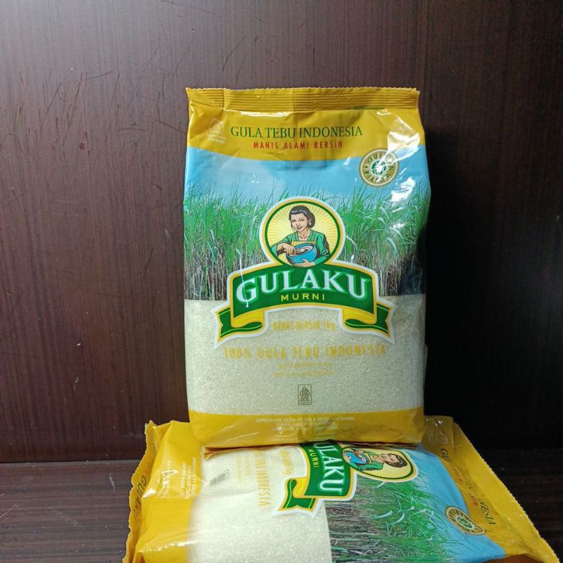 Jual ⚡ INSTAN ⚡ Gula "Gulaku" Kuning Kemasan 1KG | Shopee Indonesia