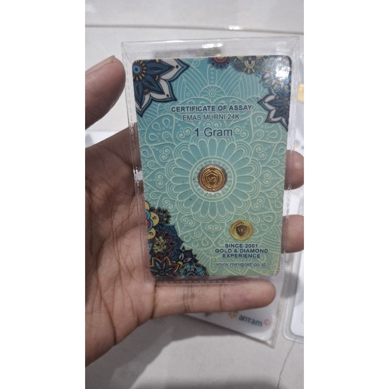 Jual logam mulia Mini gold 1 gram | Shopee Indonesia