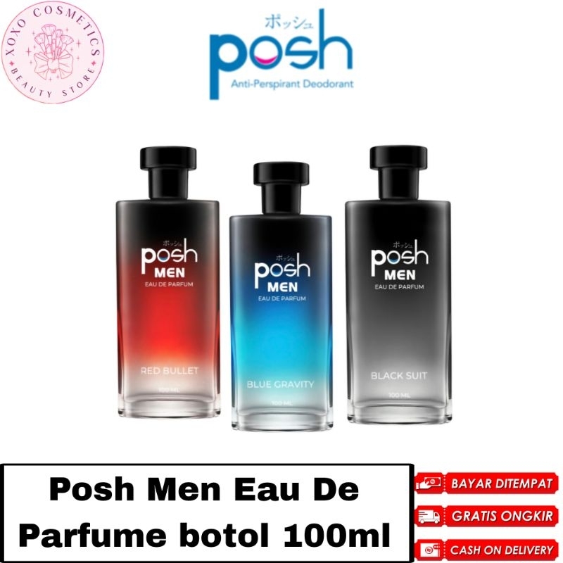 Jual Posh Men EDP Eau De Parfume Botol 100ml Wangi Tahan Lama | Shopee ...