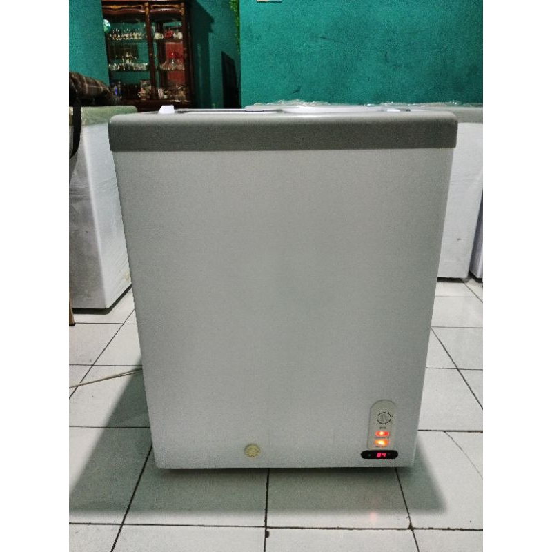 Jual freezer 100liter slide kaca | Shopee Indonesia