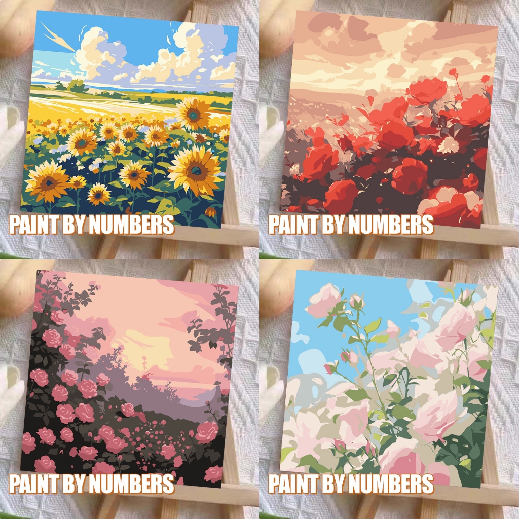 Jual [20x20] Paint By Number Painting By Numbers Kit DIY Lukisan Canvas ...