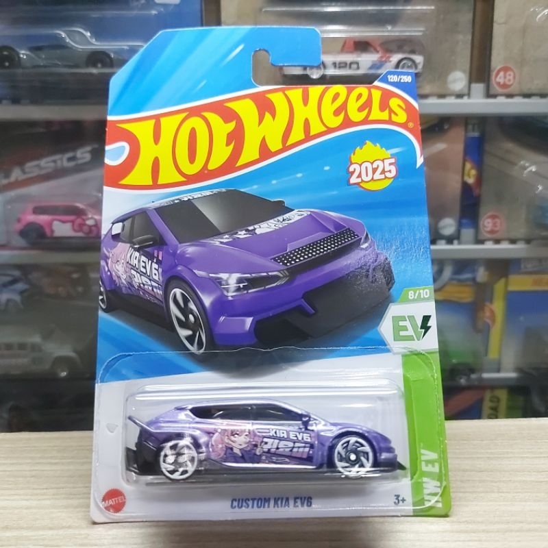 Jual Hot Wheels Custom KIA EV6 Purple F 2025 - Hotwheels Original ...