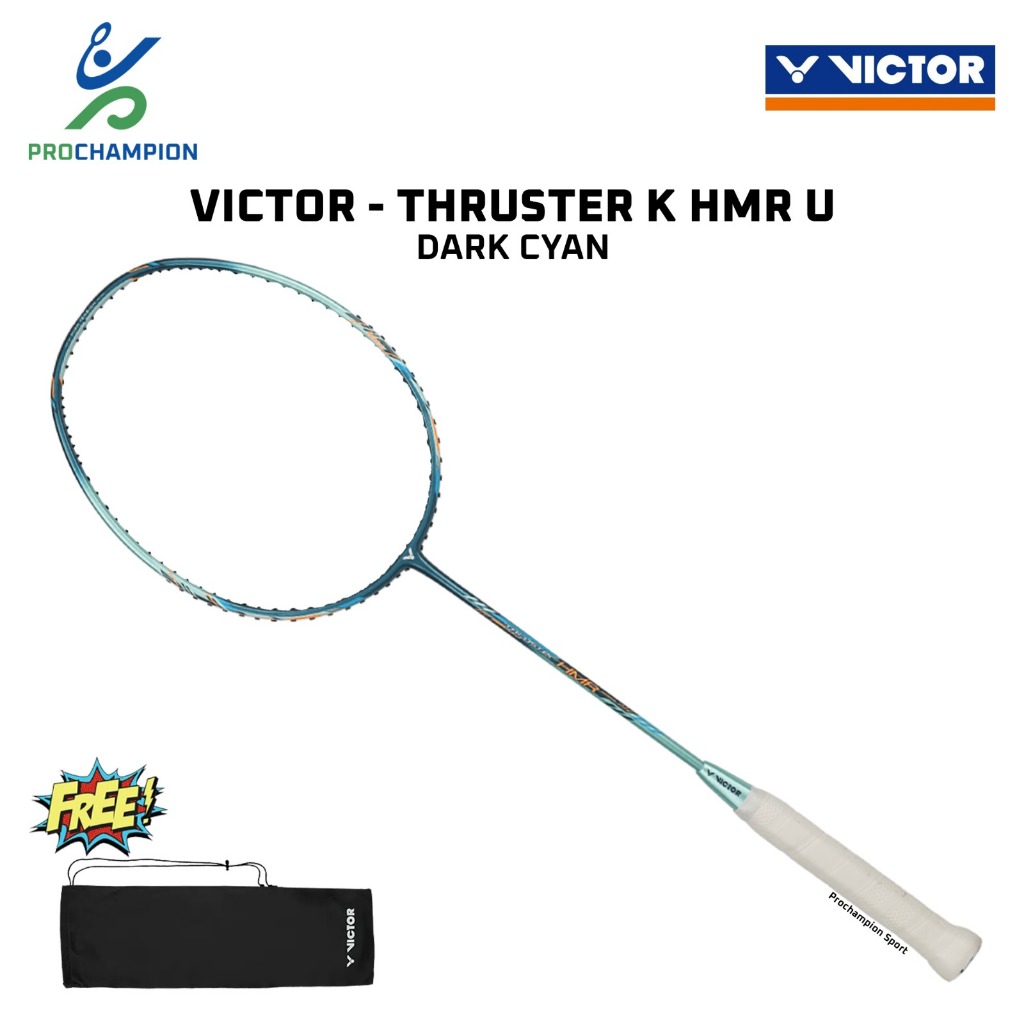 Jual Raket Badminton VICTOR Thruster K HMR / TK HMR U Dark Cyan | Shopee Indonesia