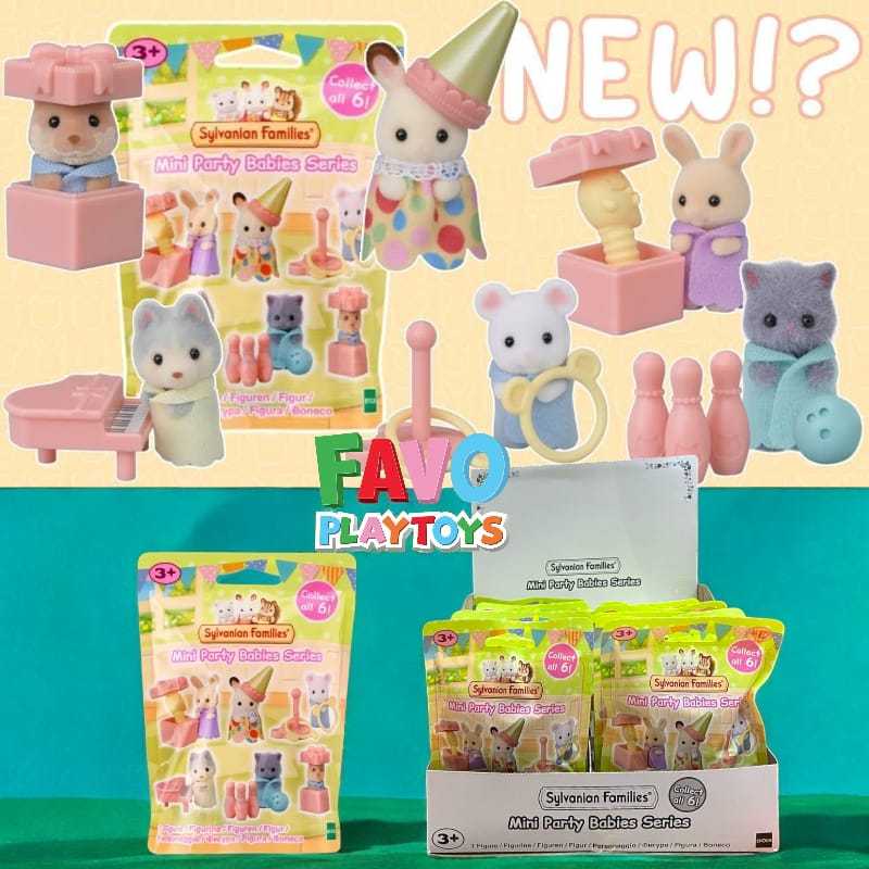 Jual EPOCH Sylvanian Families Mini Party Babies Series Blind Bag Figure ...