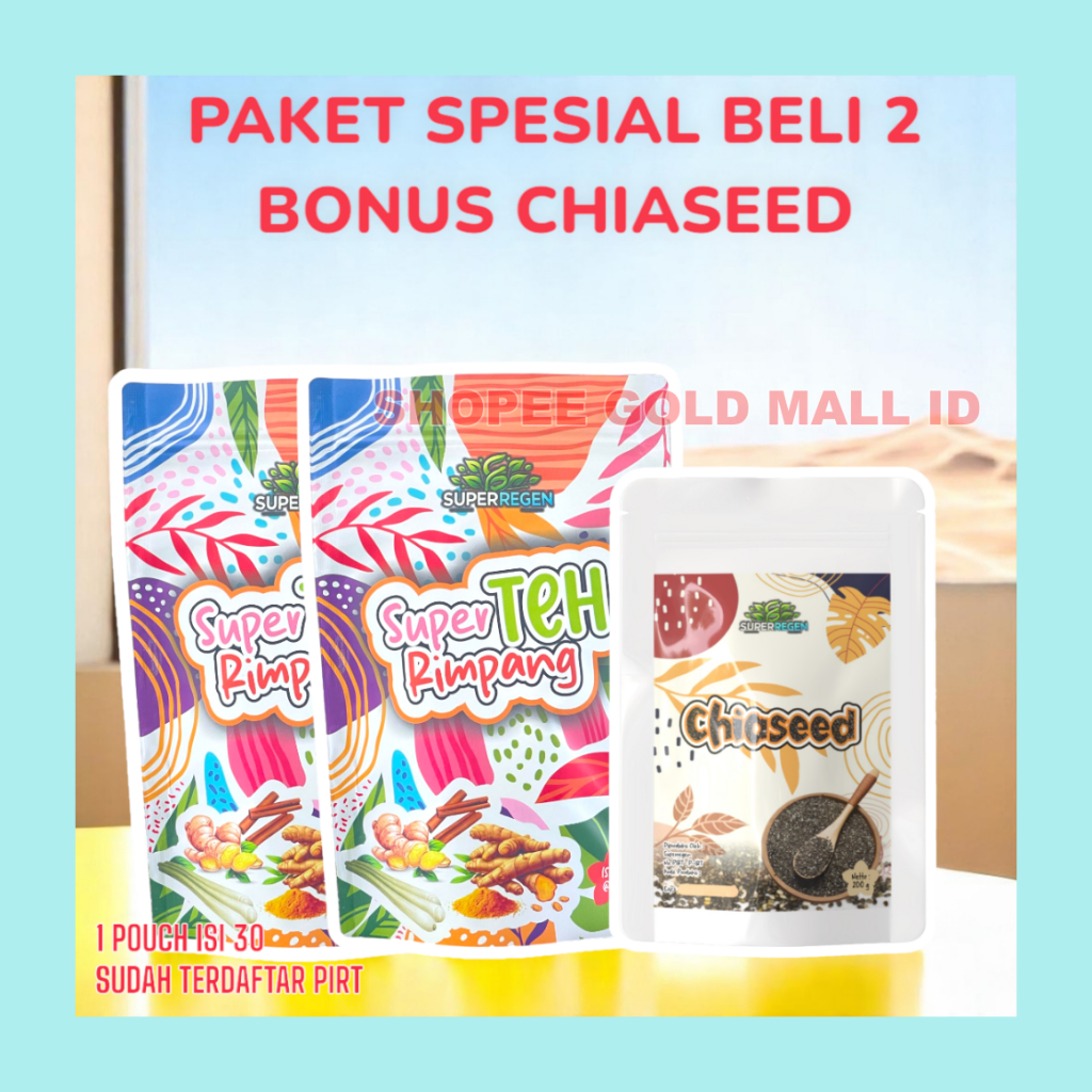 Jual Super teh rimpang PAKET 2 POUCH MINUMAN SEHAT KAYA MANFAAT | Teh ...