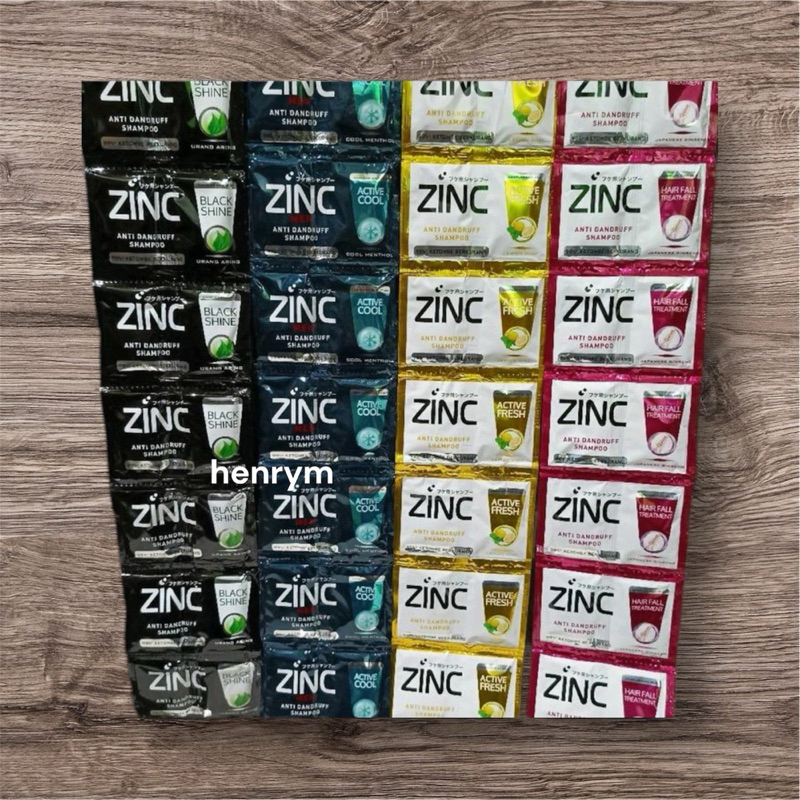 Jual Shampoo Zinc Sachet Shampo Zinc Renceng 12 Sachet 1 Renteng ...