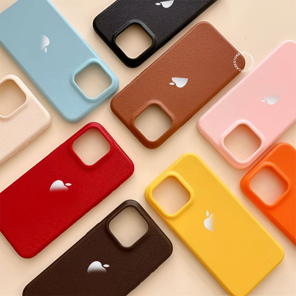 Jual EPSOM GRAIN LEATHER CASE - Softcase/Casing Hp With Stiker Logo ...