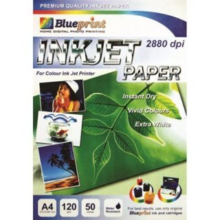 Jual Kertas Inkjet BluePrint 120 Gram 50 Lembar A4 Inkjet Paper Daun ...