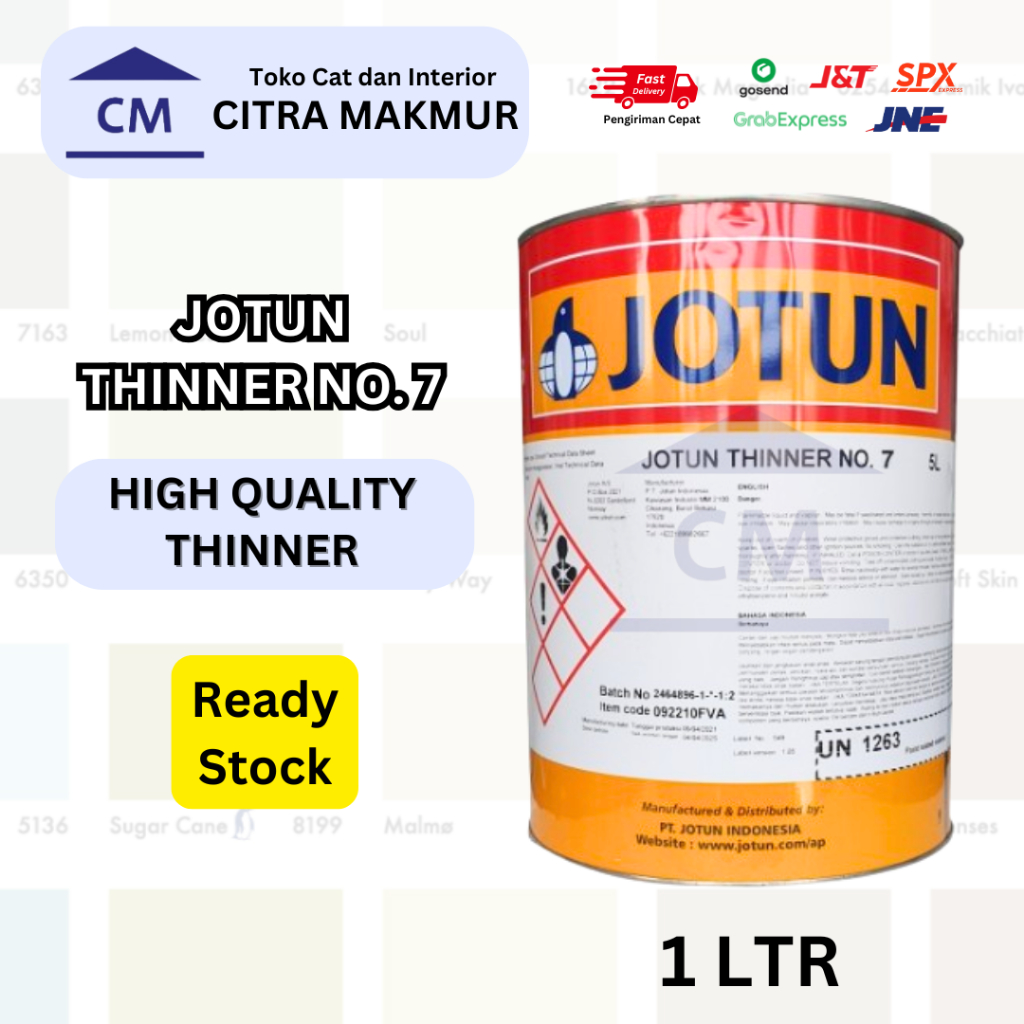 Jual Jotun THINNER NO.7 - 1 Ltr | THINNER HIGH QUALITY HIGH GLOSS JOTUN ...