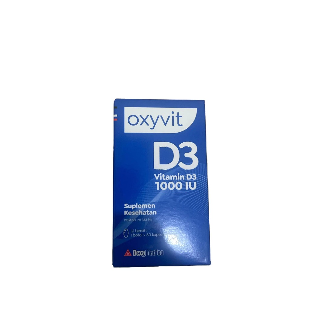 Jual OXYVIT D3 1000 IU (BOX/60 SOFTGEL) | Shopee Indonesia