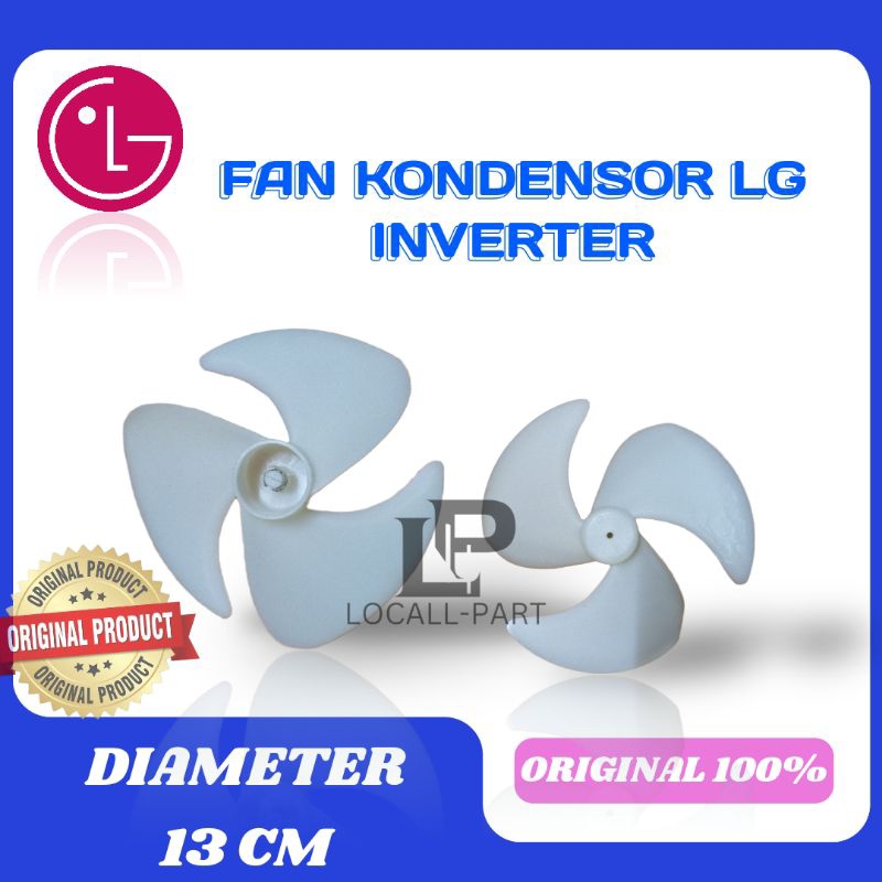 Jual FAN KONDENSOR KULKAS LG INVERTER ORIGINAL BERKUALITAS DIAMETER 13 ...