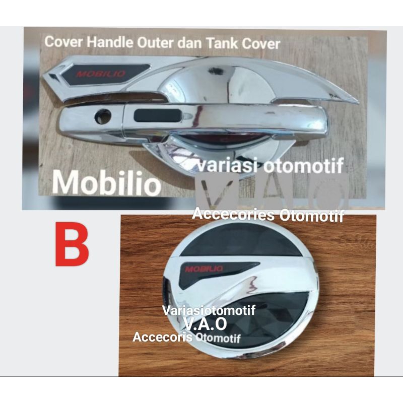 Jual Cover Handle Outer dan Tank Cover Mobilio Chrome | Shopee Indonesia
