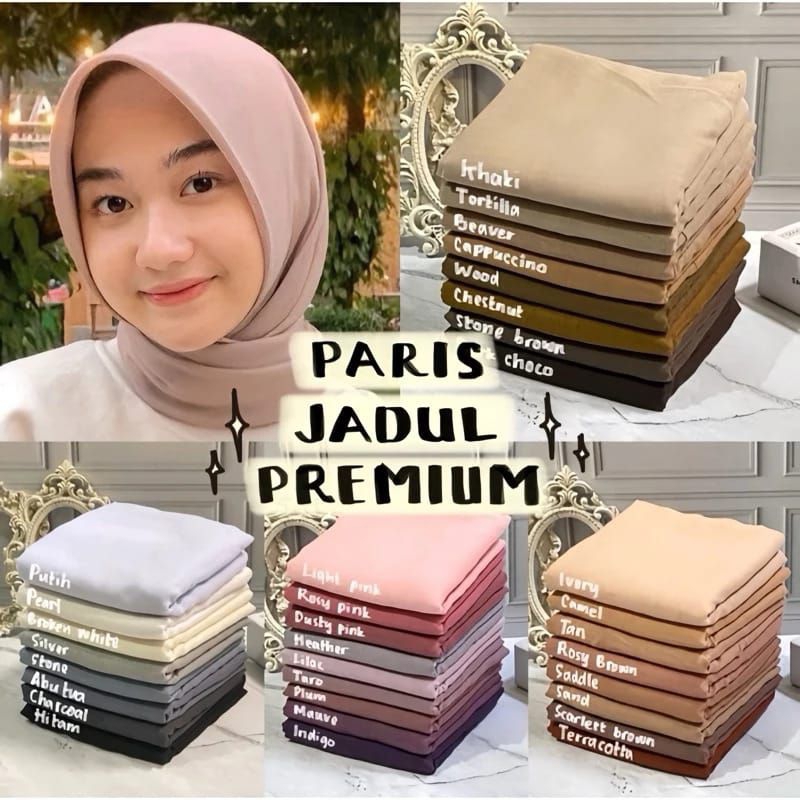 Jual PAKET USAHA 12 PCS || HIJAB PARIS JADUL VARISHA || AZARA || RED ...