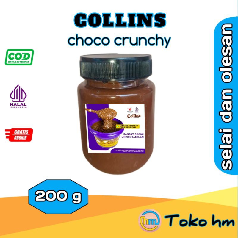 Jual COLLINS CHOCO CRUNCHY kemasan 200 g | Shopee Indonesia