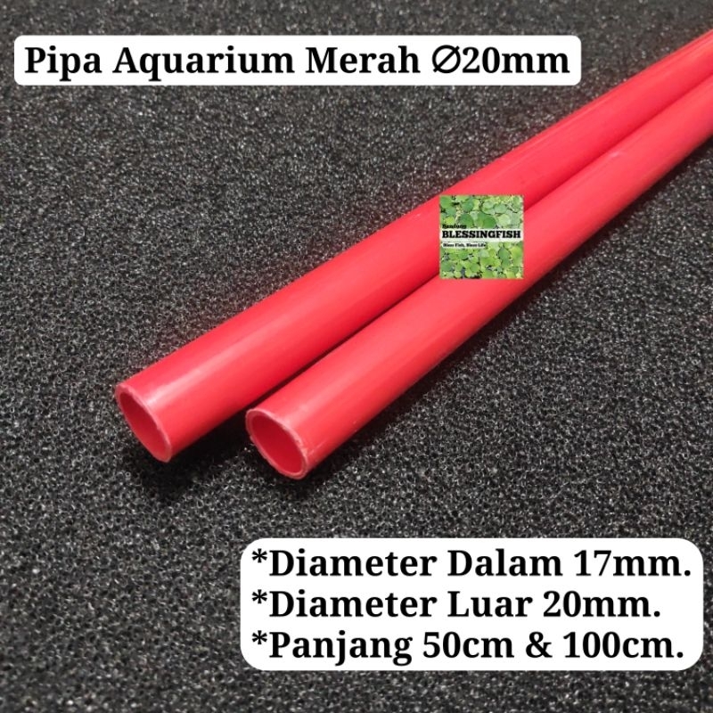 Jual Pipa 20mm Merah Filtrasi Aquarium Pipa Merah 20mm Aquarium Pipa ...