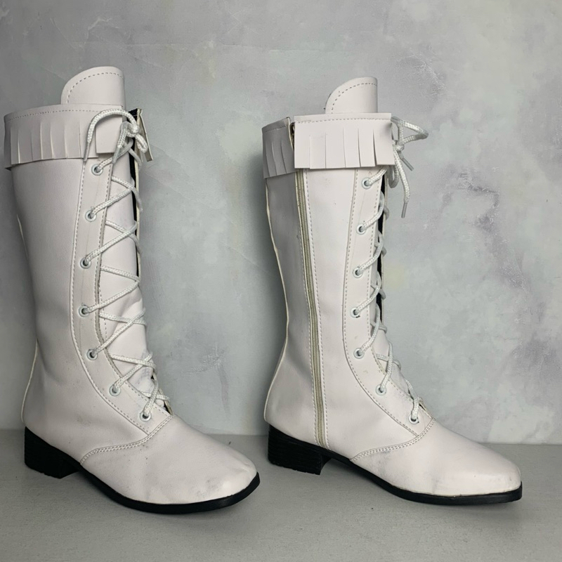 Jual Sepatu Mayoret Drumband Anak TK SD SMP SMA Dewasa Marching Putih ...