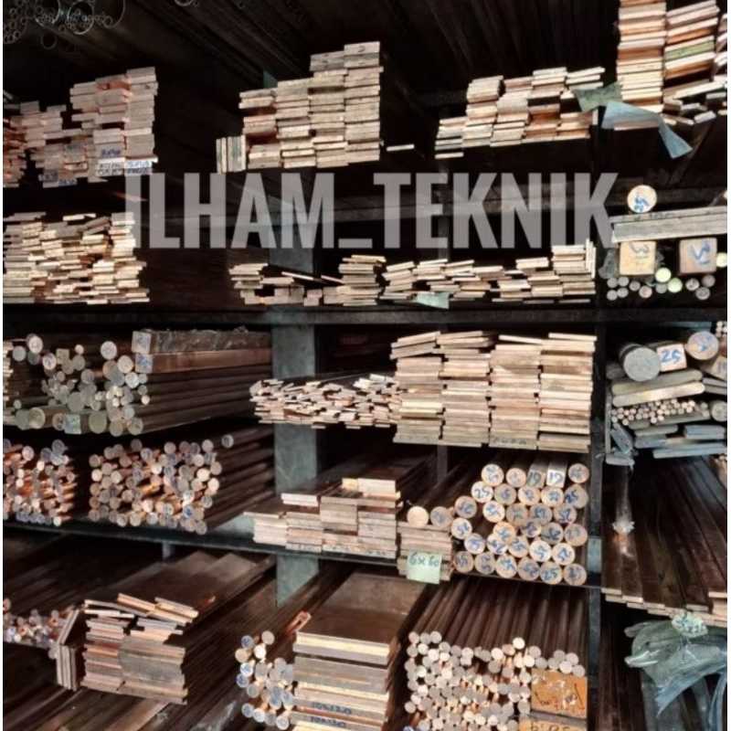 Jual plat strip tembaga busbar tebal 8 mm x 50 mm x panjang 4 meter | Shopee Indonesia