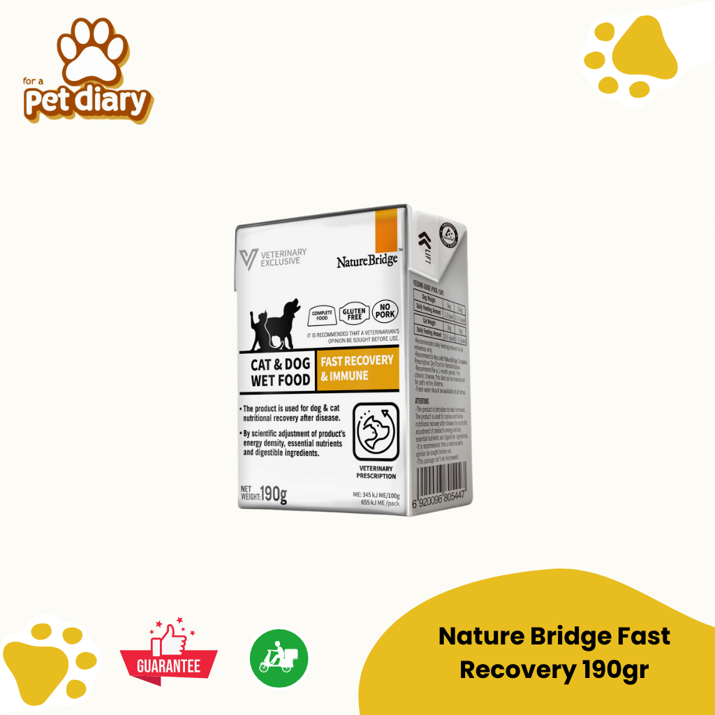 Jual Nature Bridge Fast Recovery & Immune 190g for Cats and Dogs ...