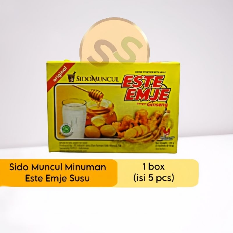 Jual SIDO MUNCUL MINUMAN ESTE EMJE ORIGINAL SUSU ISI 5 PCS | Shopee ...