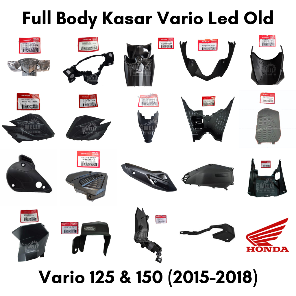 Jual Request Body Kasar Body Vario Led Old 125 150 2015-2018 Original ...