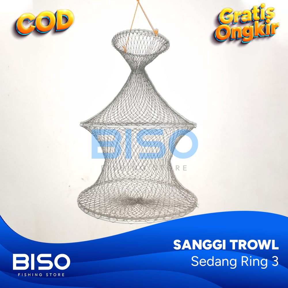 Jual Sanggi Trowl Sedang Ring 3 Koja Ikan Korang Wadah Ikan Kepiting ...