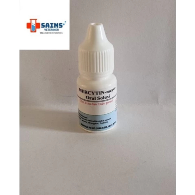 Jual Mercytin Oral Solusi Meyer 10ML - Mengobati parasit luar dan dalam ...
