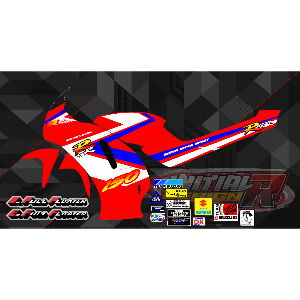 Jual Striping suzuki rgr 150 jumbo ( bisa request warna & type rgr ...