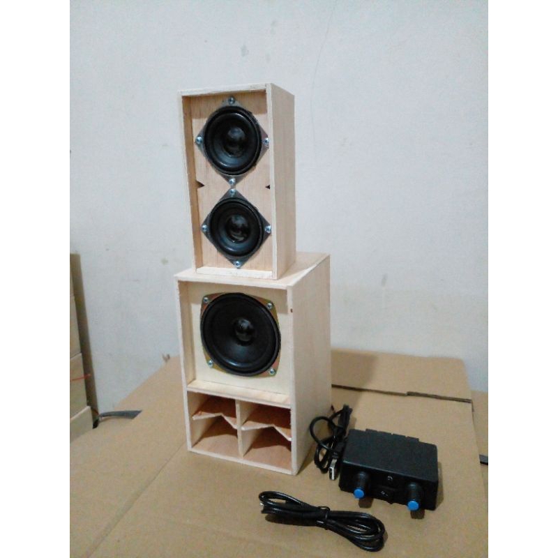 Jual Paket sound miniatur cbs 3inc dan line array 2inch + spiker ...