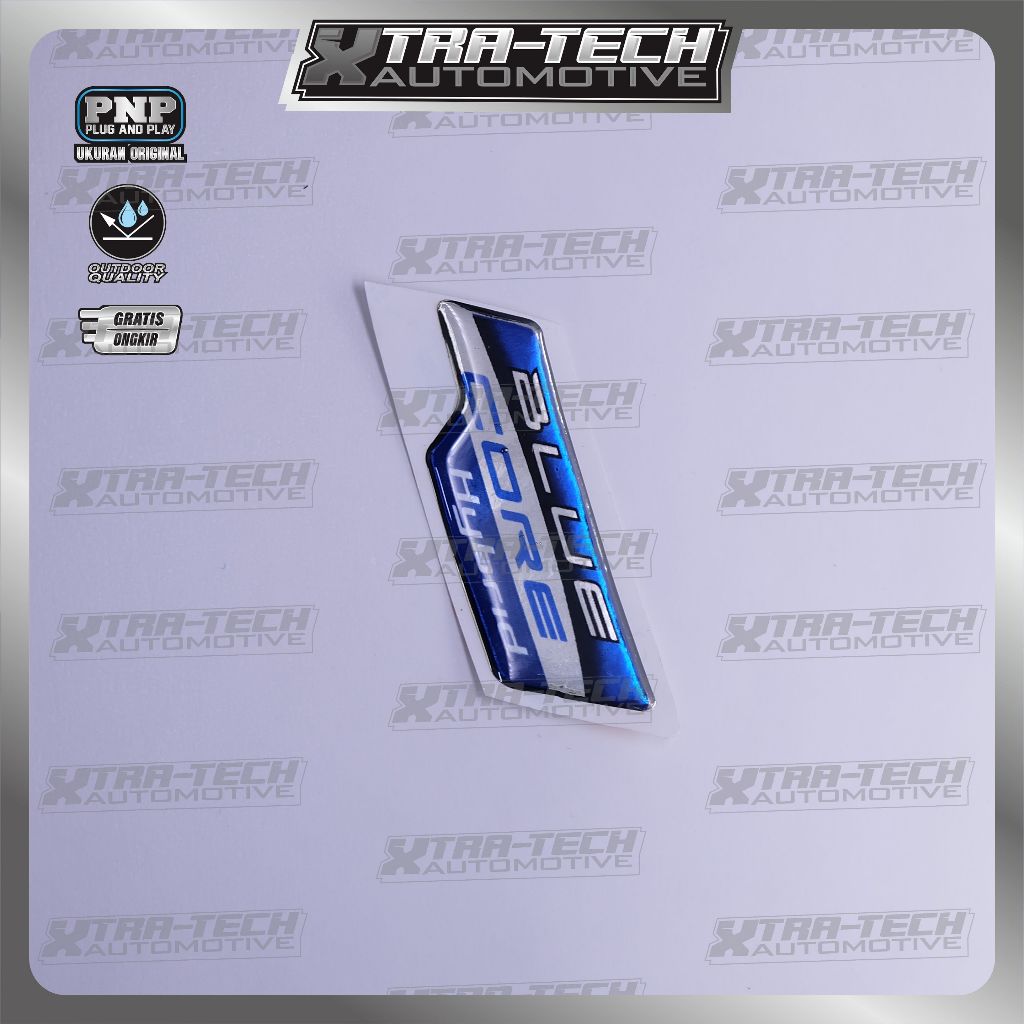 Jual Emblem Bluecore Yamaha / Sticker Logo Bluecore Hybrid / Emblem ...