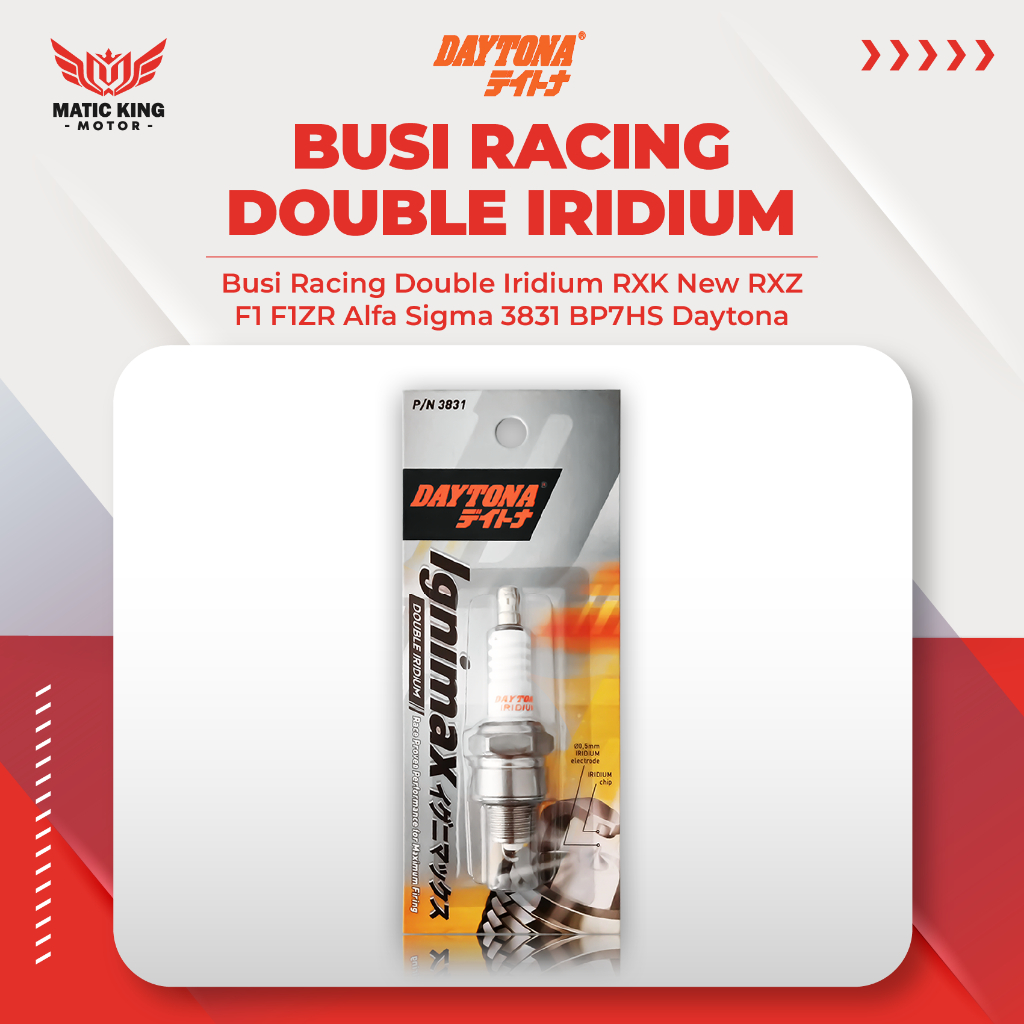 Jual Daytona Busi Racing Double Iridium RXK RX King F1ZR Sigma Alfa 3831 | Shopee Indonesia