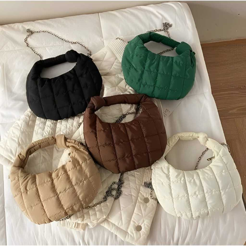 Jual DEBORA_BAG / Puffy Bag MOCHI tas selempang bahu wanita sling bag Pillow Foam Quilted ...