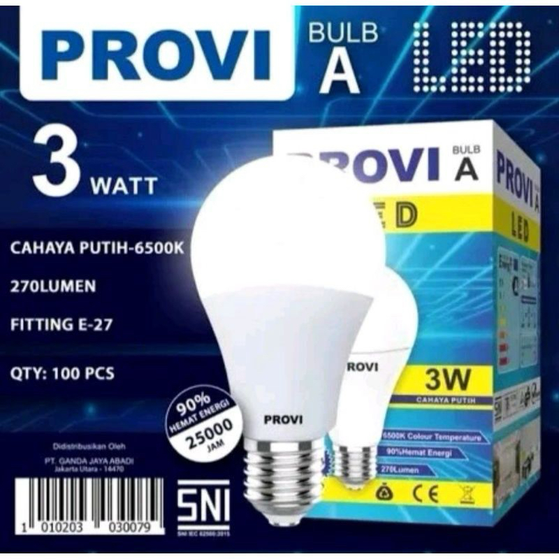 Jual Lampu Murah LED Provi Putih | Shopee Indonesia