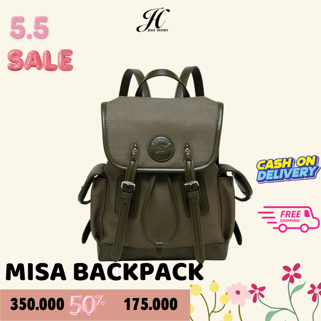 Jual JIMS HONEY TAS RANSEL WANITA MISA BACKPACK | Shopee Indonesia