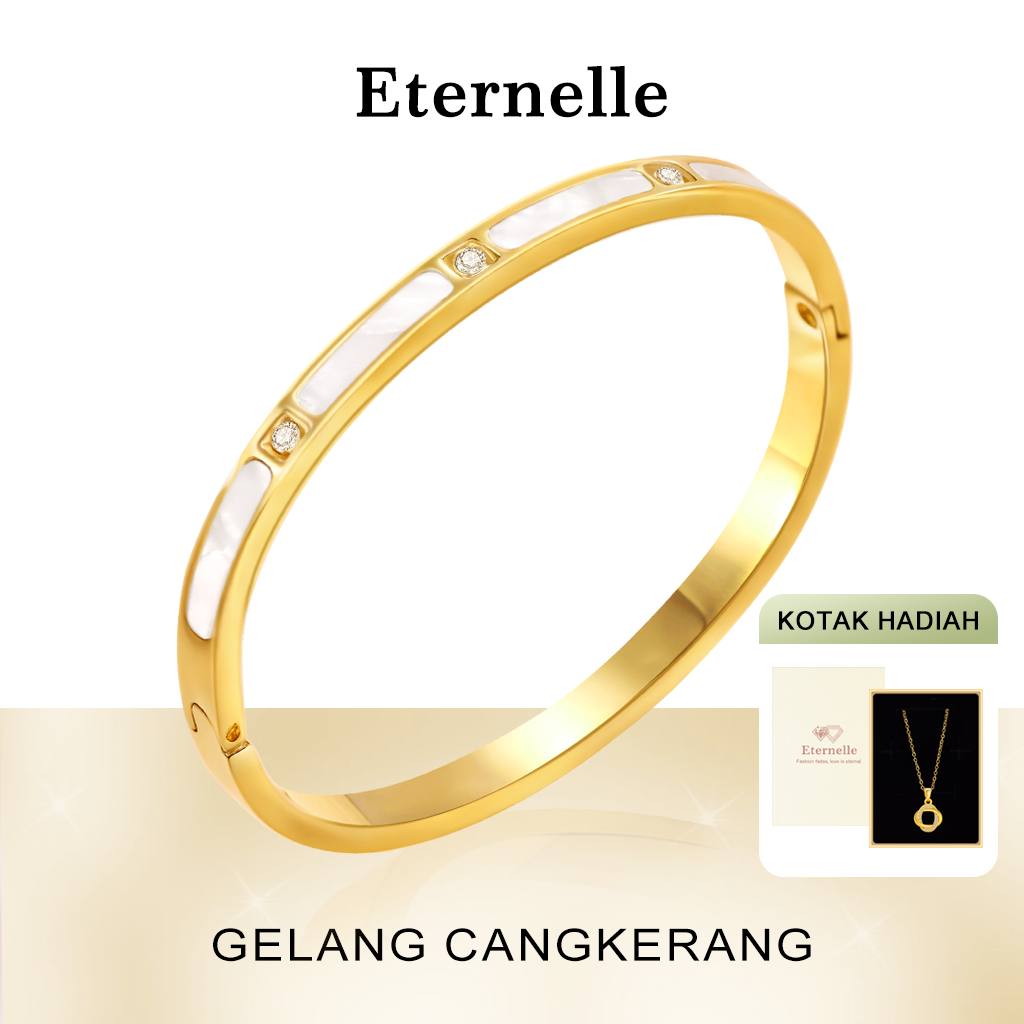 Jual Eternelle Gelang Couple Titanium Etnik Modern ️ Hadiah Lebaran ...