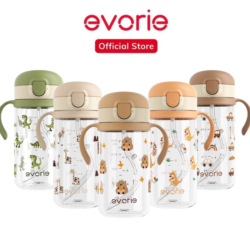 Jual Evorie Sugar Baby Tritan Sippy Cup| Botol Minum Anak 300ml - Botol Minum Bayi | Shopee ...