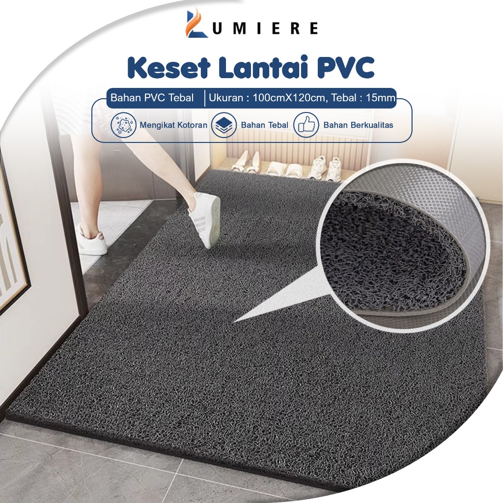 Jual Lumiere - Keset Lantai Dapur PVC Mie Bihun Tebal 15MM 100x120CM ...