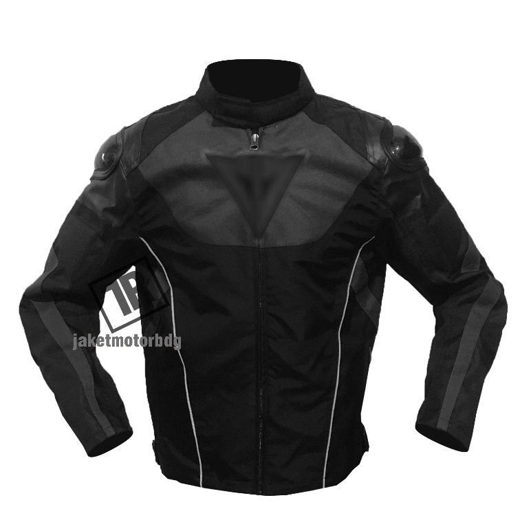 Jual Jaket DND90STD Hitam Slim Fit Waterproof Full Pelindung Bahu dan ...