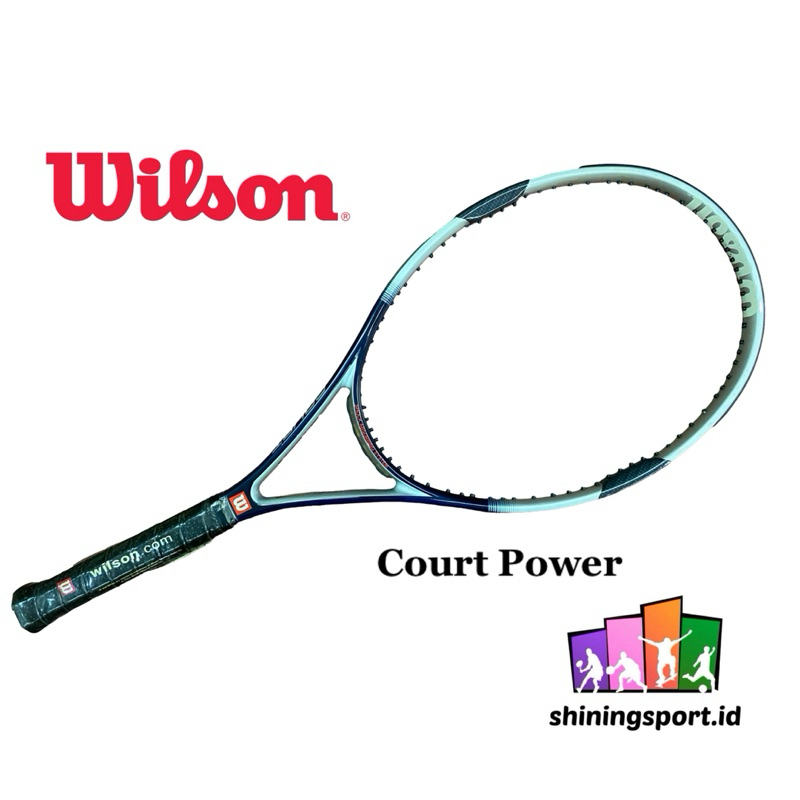 Jual Raket Tennis Wilson Court Power (+ FREE GRIP & COVER) | Shopee ...