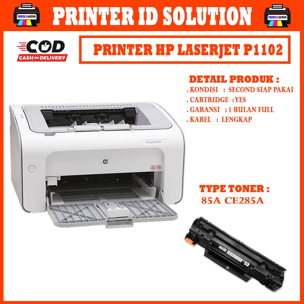 Jual [BISA COD] Printer Hp Laserjet P1102 Murah Bergaransi | Shopee Indonesia