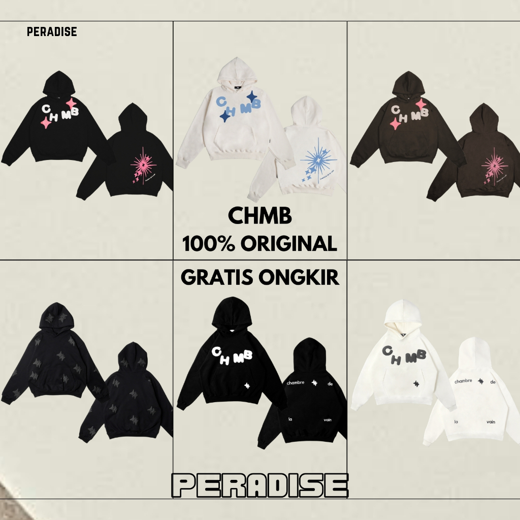 Jual CHMB Hoodie / Chambredelavain Hoodie / CHMB Bed Stars / CHMB Basic ...