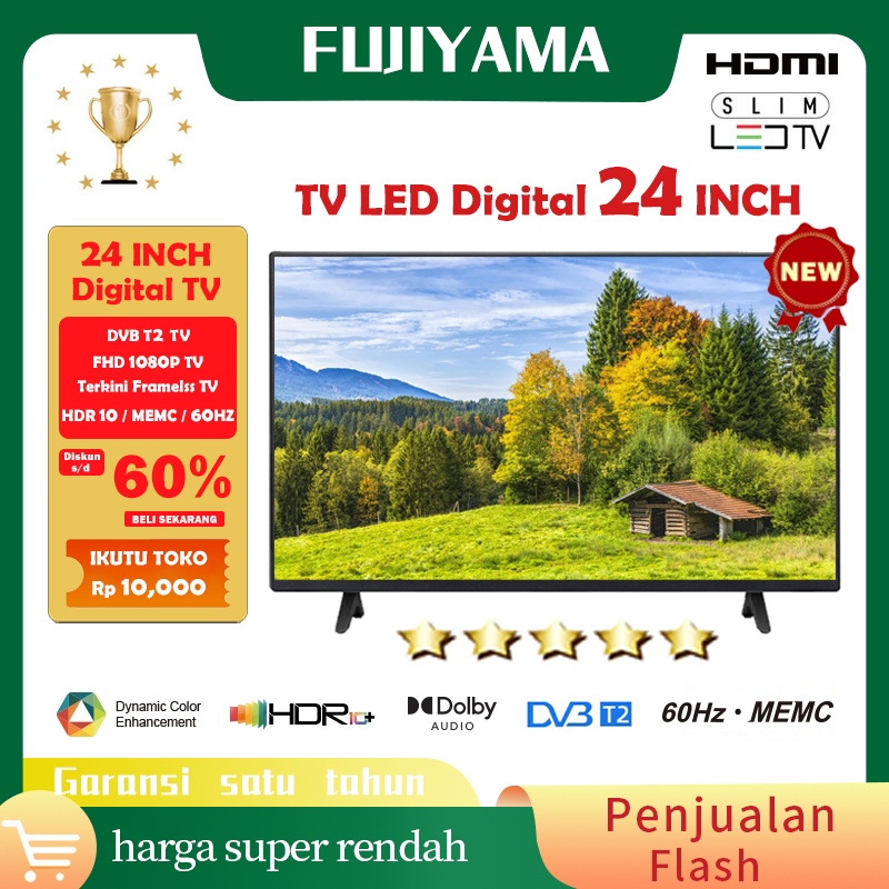 Jual Promosi TV LED 19/20 21/22/24/25 Inch TV Digital Televisi Murah ...