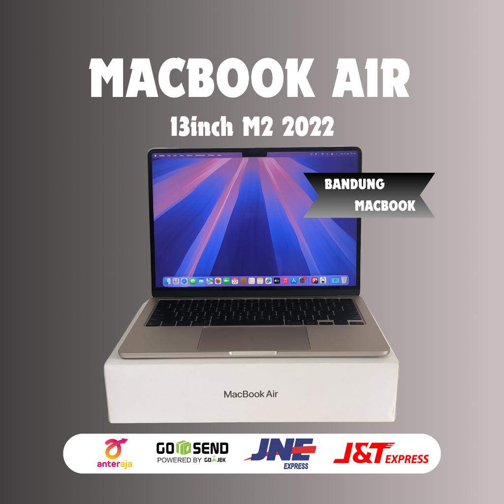Jual Macbook Air M2 13inch Second Original | Shopee Indonesia