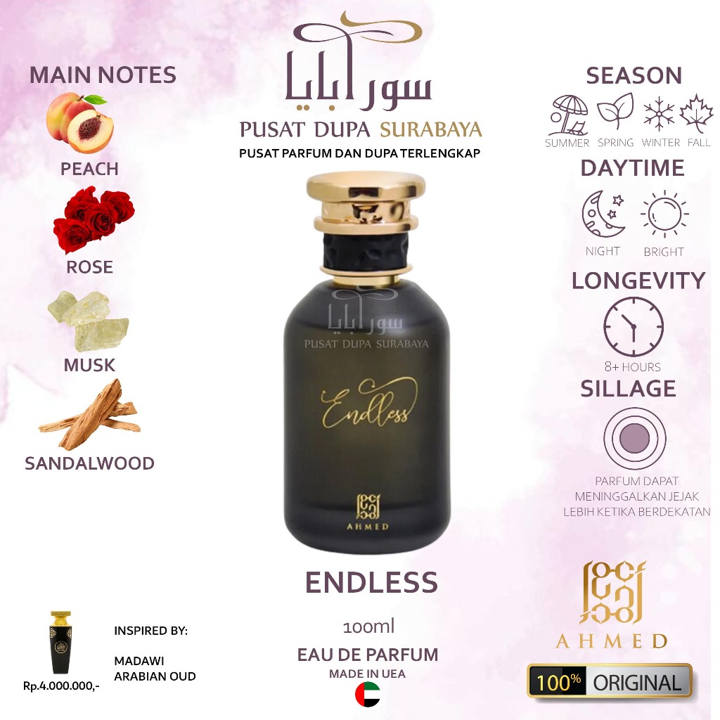 Jual Parfum Asli Arab Original Premium Ahmed Al Maghribi Parfume/ Ahmed ...